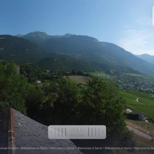 Sierre Tourism Live View - Swiss Alps